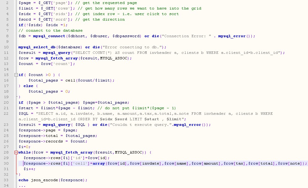 【个人备忘】jqGrid所需的Json数据格式 - qq492607291 - twt企业IT交流平台